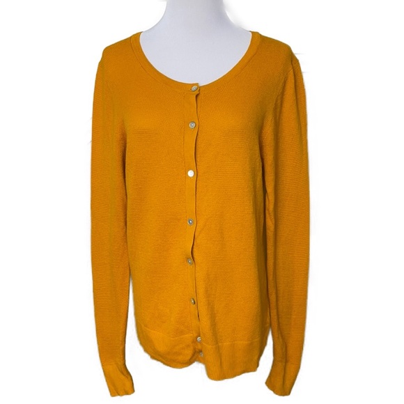 a new day | Sweaters | A New Day Marigold Yellow Button Down Cardigan ...